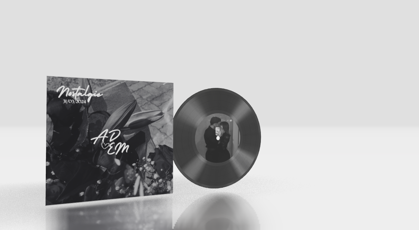 Round + 7" Mini + Standard NOIR® + Cover – Vinylacy