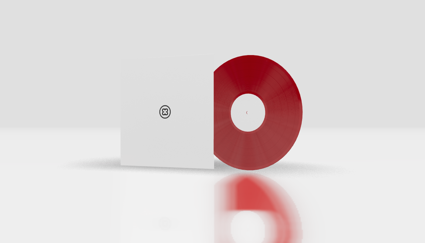 Round + 12" Original + Standard RED® + No cover – Vinylacy