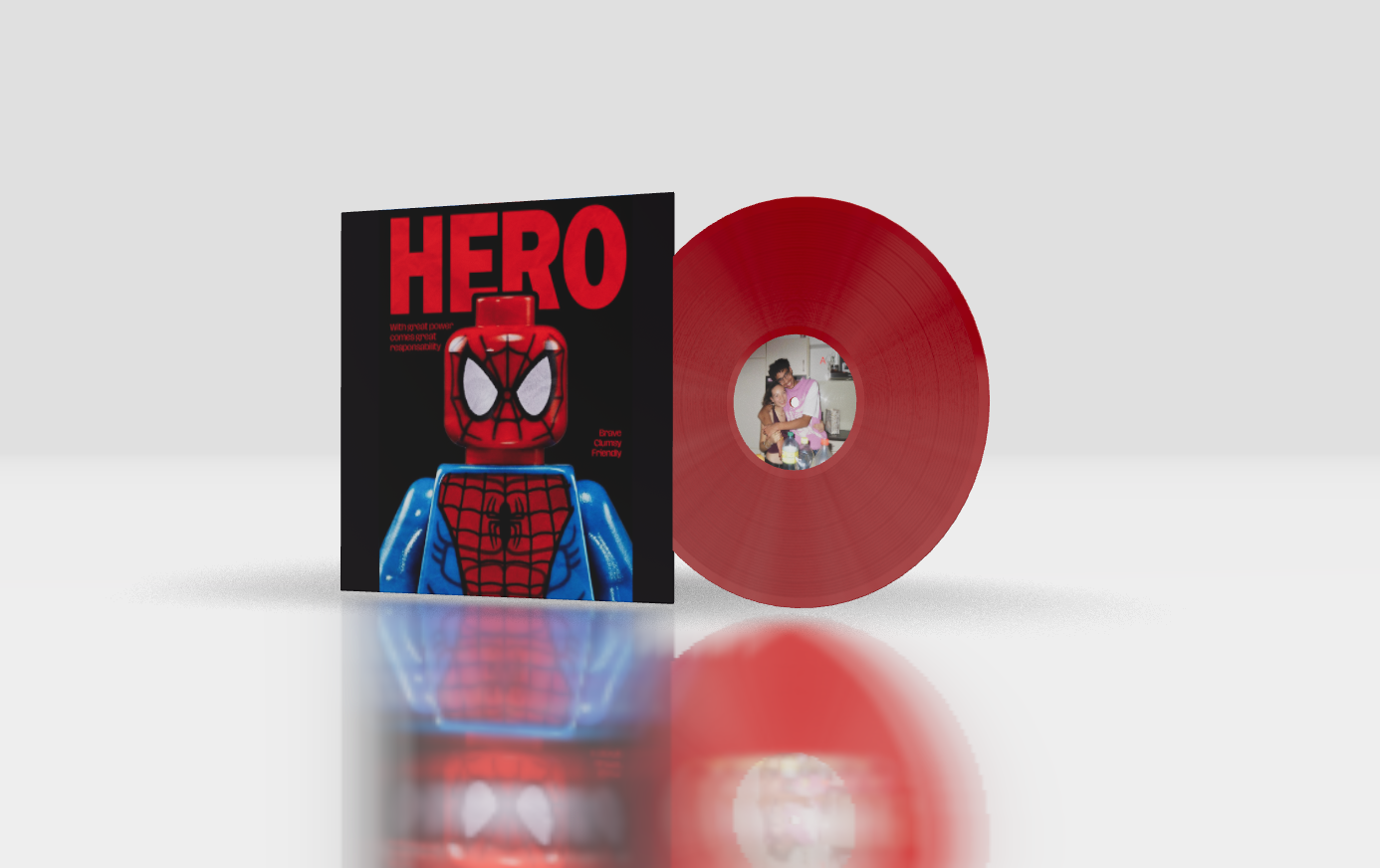 Round + 12" Original + Standard RED® + Cover – Vinylacy