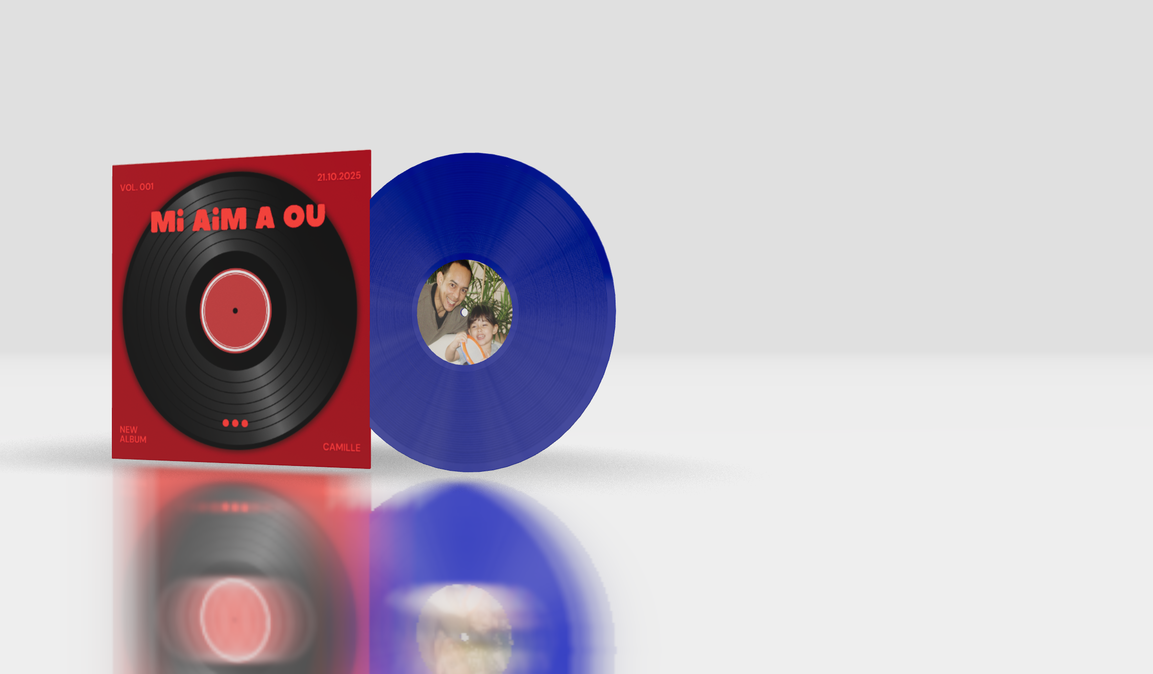 Round + 12" Original + Standard BLUE® + Cover – Vinylacy