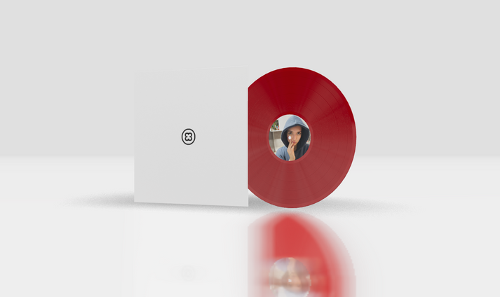 Round + 12" Scratch + Standard RED® + No cover – Vinylacy