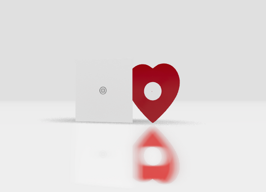 Heart + Standard RED® + No cover – Vinylacy