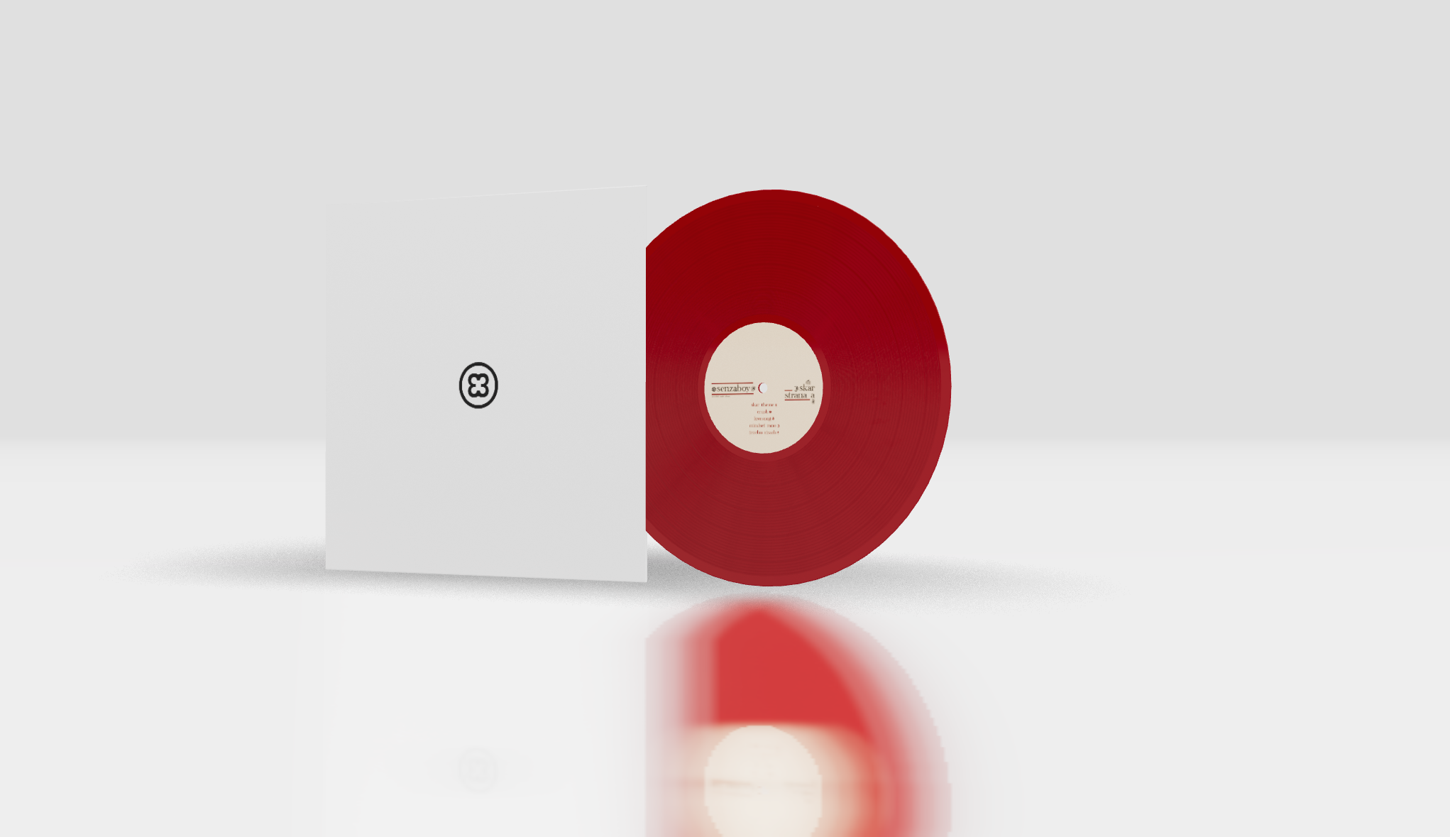 Round + 12" Original + Standard RED® + No cover – Vinylacy